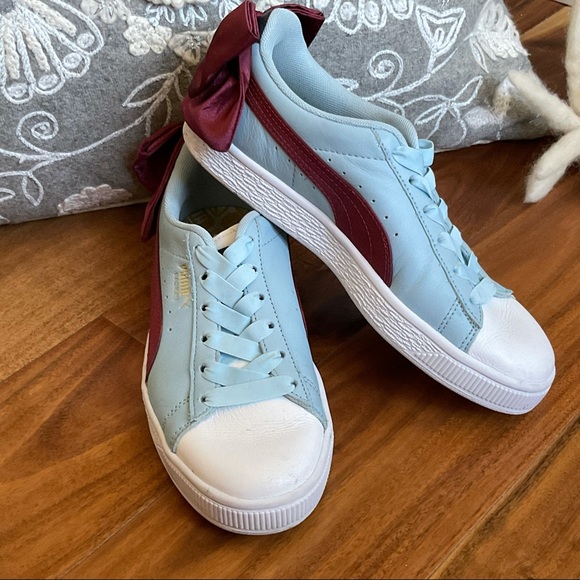 Puma | Shoes | Puma Bow Sneakers 65 So Cute | Poshmark